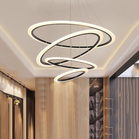 Luzes pendentes de teto círculo projeto moderno para sala de jantar ...