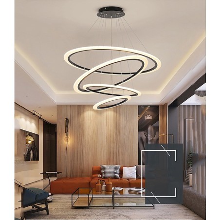 Luzes pendentes de teto círculo projeto moderno para sala de jantar ...